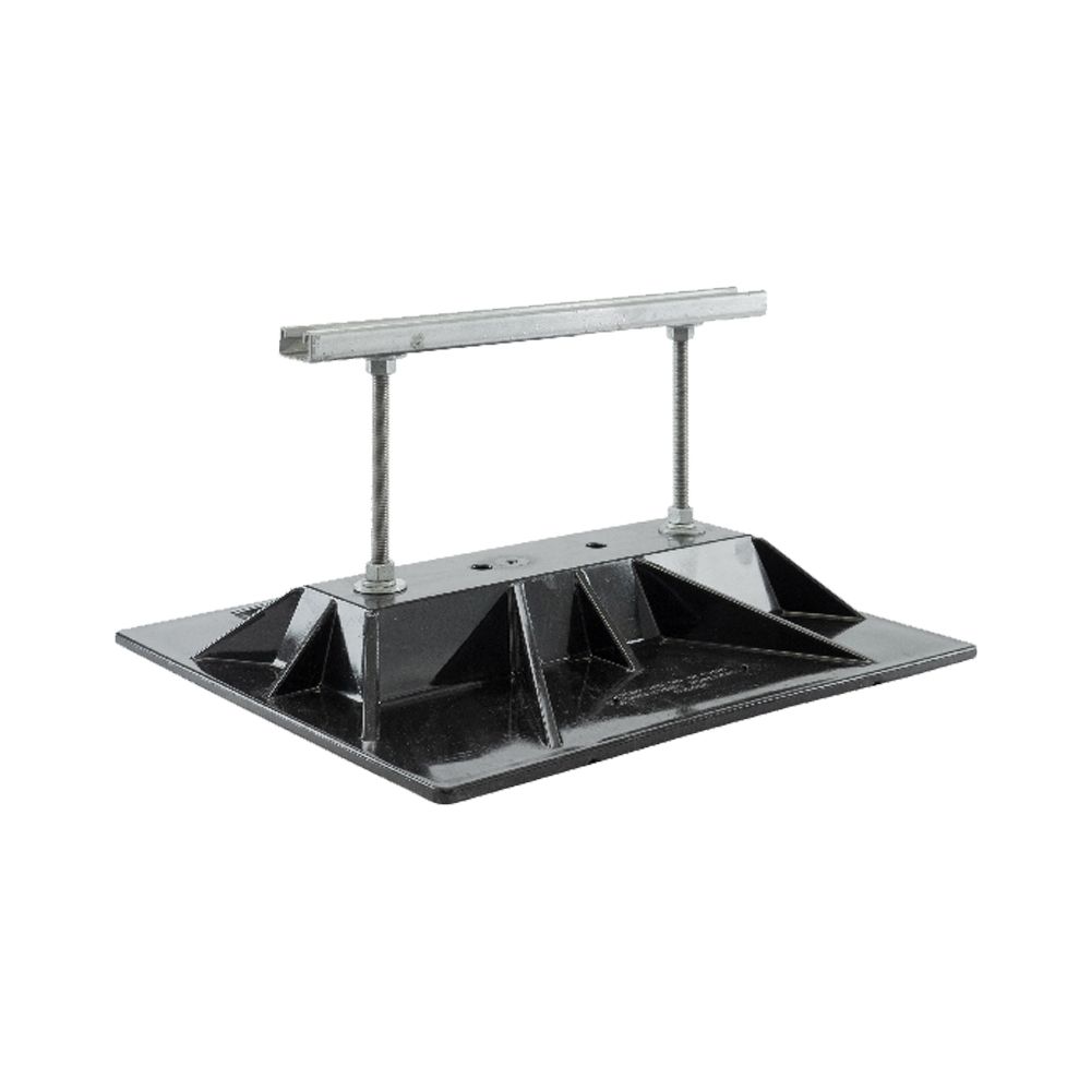 A-16-BS-8 Miro 16-Base Strut-8 Strut Rooftop Pipe Support - 16" x 18 ...