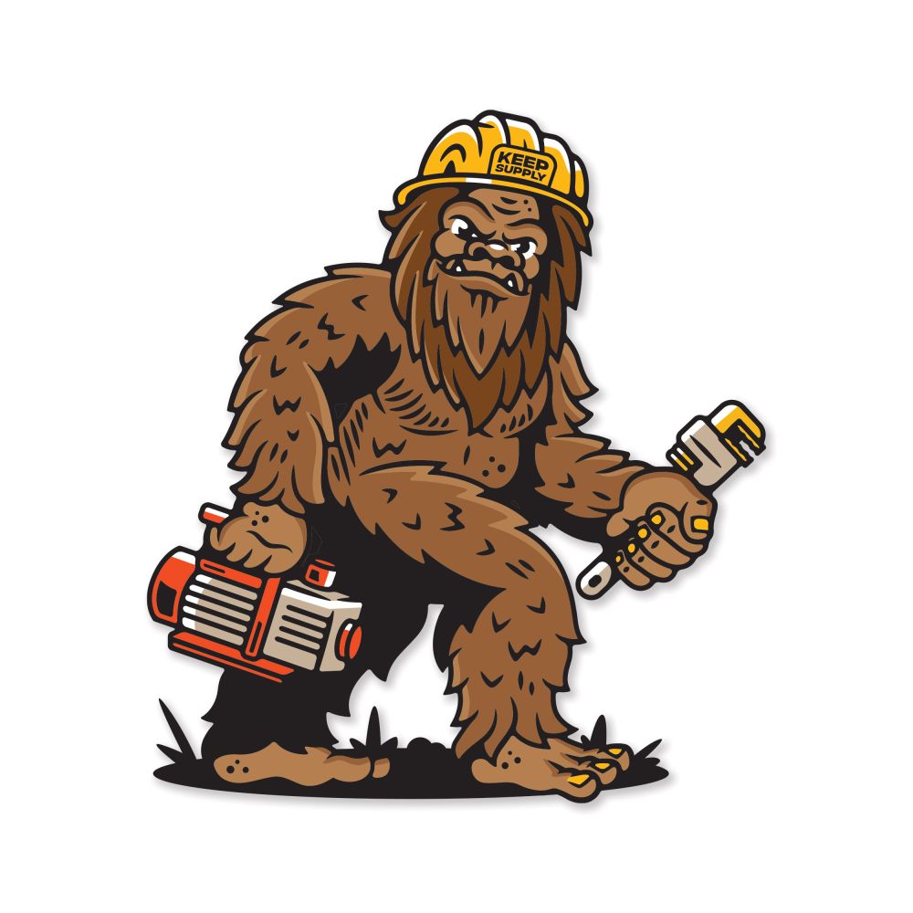 Kreature KD109 Sasquatch Steve Decal